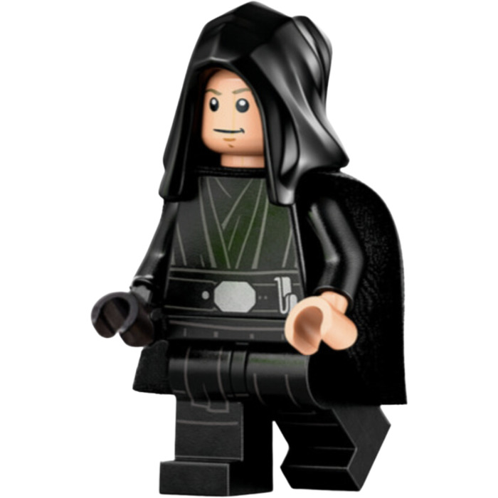 LEGO Luke Skywalker with Jedi Master Outfit with Hood and Cape ...