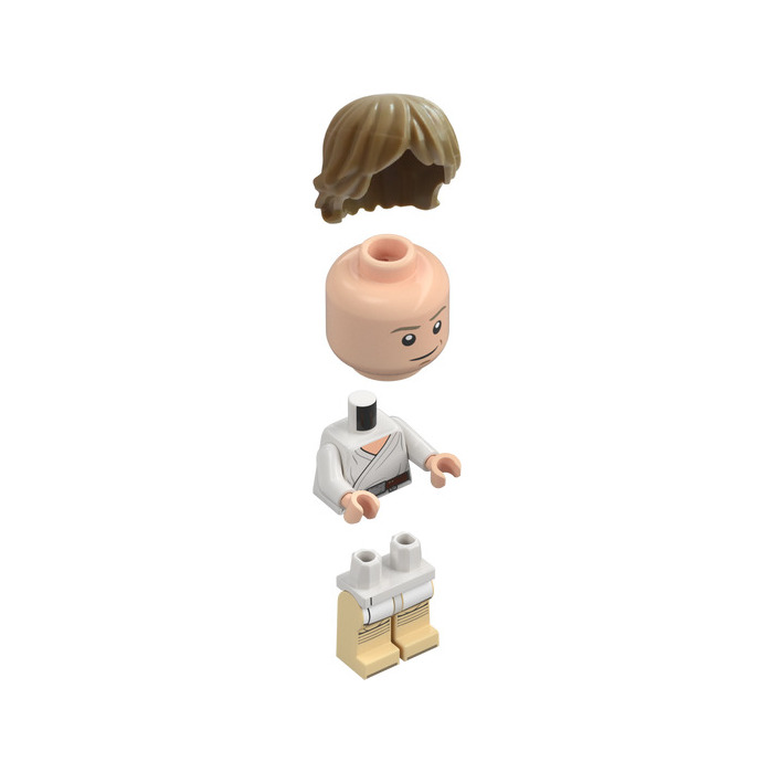 LEGO Luke Skywalker with Tatooine Outfit with Tan Legs and Dark Tan ...