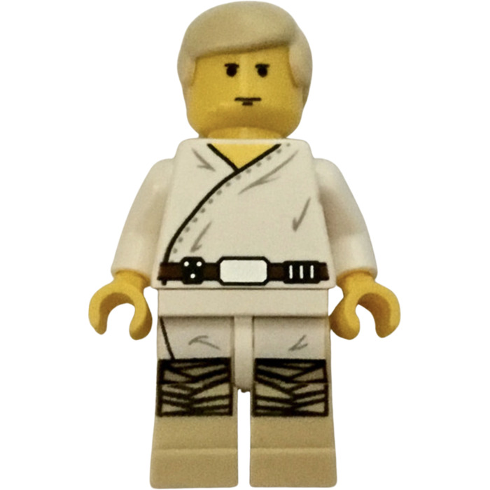 LEGO Luke Skywalker with Tatooine Outfit with Tan Legs and Yellow Head ...