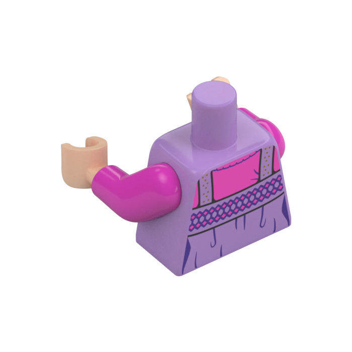 LEGO Luna Lovegood with Lavender Outfit Minifig Torso (973 / 76382 ...