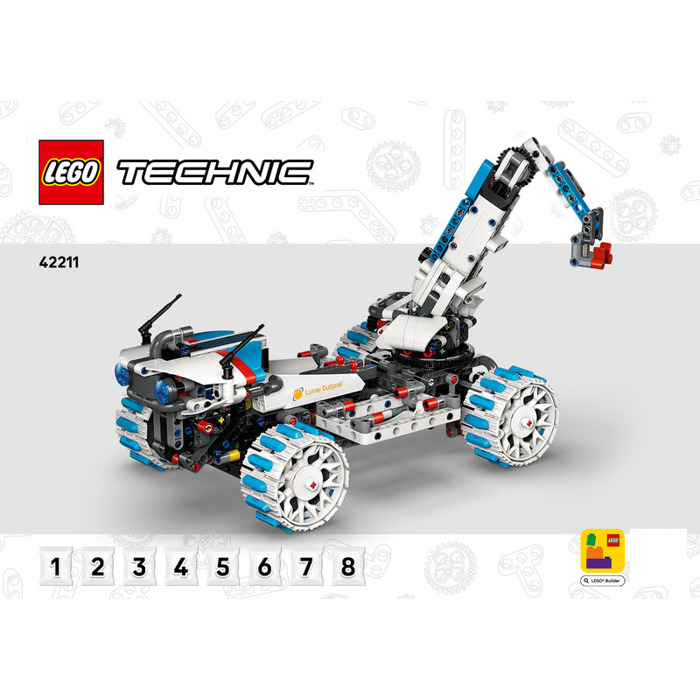 LEGO Lunar Outpost Moon Rover Set 42211 Instructions | Brick Owl - LEGO ...