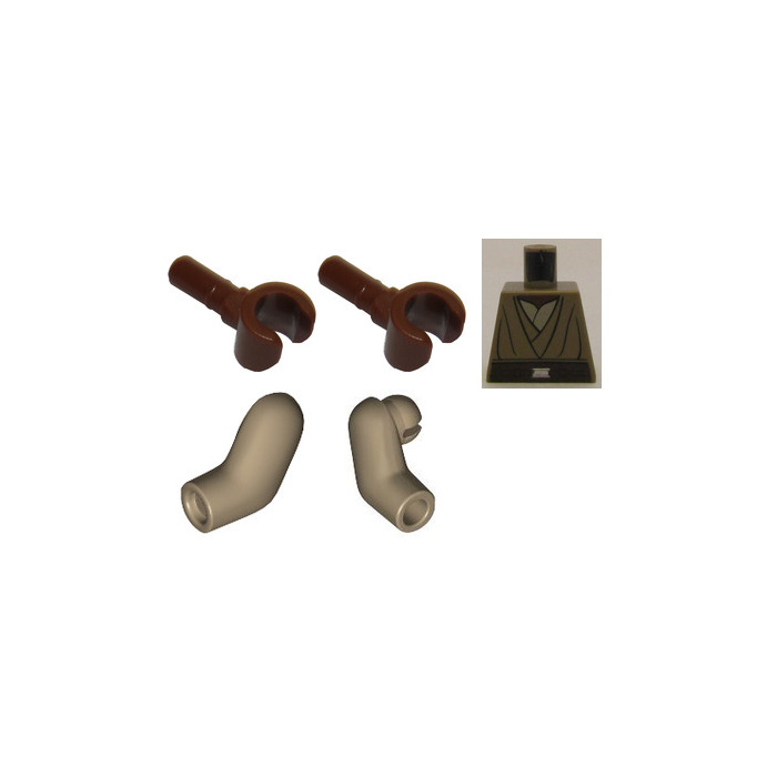 LEGO Mace Windu Torso (973 / 76382) | Brick Owl - LEGO Marketplace