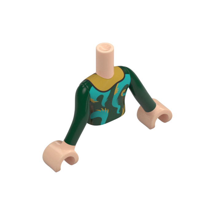 LEGO Madame Morrible with Dark Green and Turquoise Dress Friends Torso ...