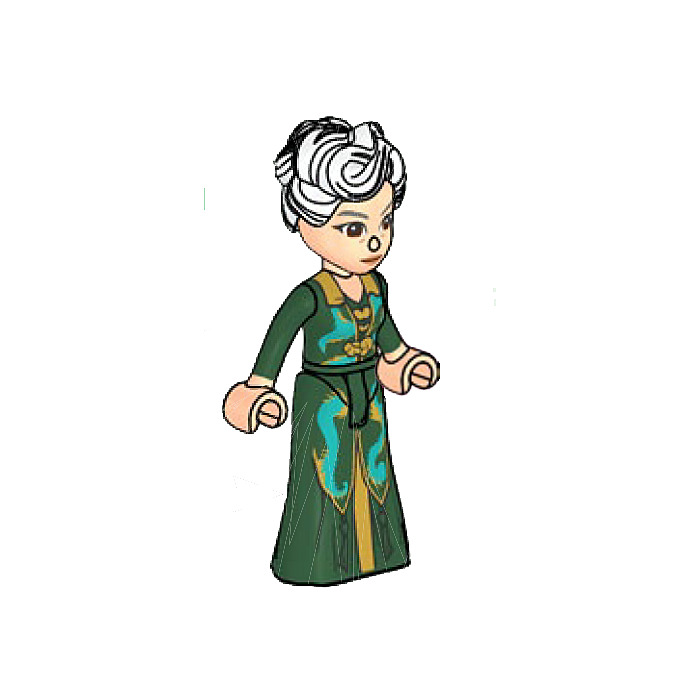 LEGO Madame Morrible with Dark Green and Turquoise Dress Minifigure ...