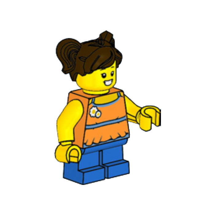 LEGO Madison with Orange Top Minifigure | Brick Owl