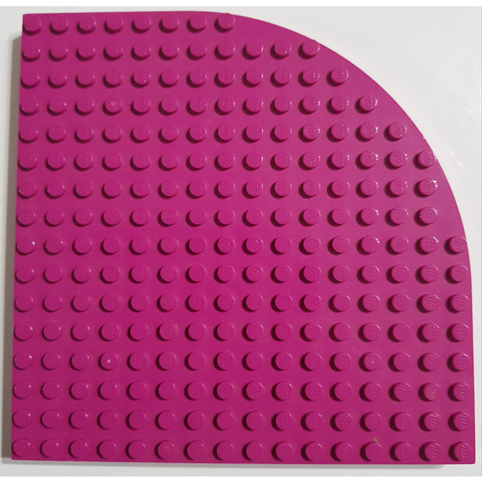 LEGO Magenta Brick 16 x 16 Round Corner (33230) | Brick Owl - LEGO ...