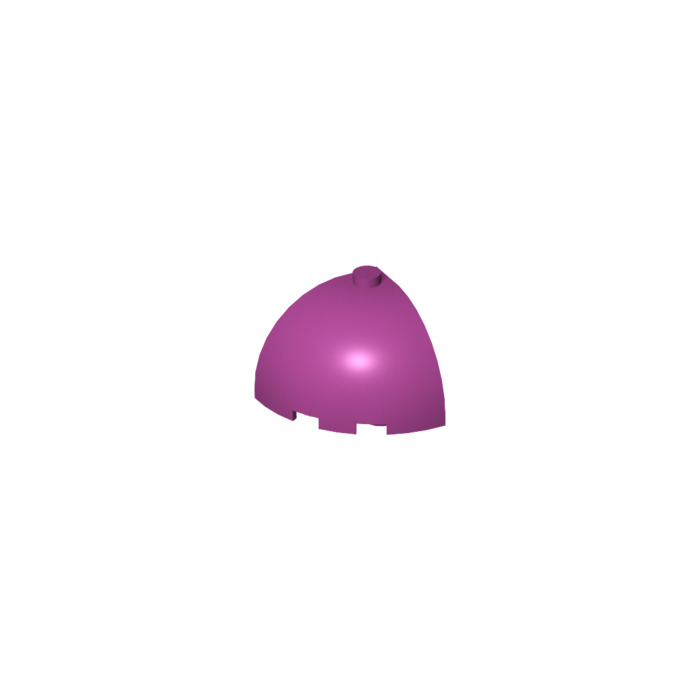 LEGO Magenta Brick 3 x 3 x 2 Round Quarter (88293) | Brick Owl - LEGO ...