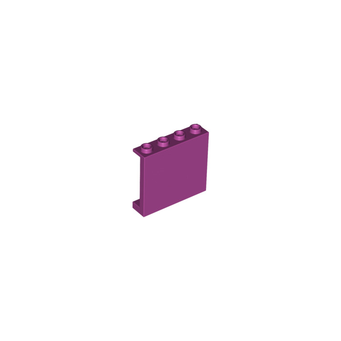 LEGO Magenta Panel 1 x 4 x 3 with Side Supports (35323 / 60581) | Brick ...