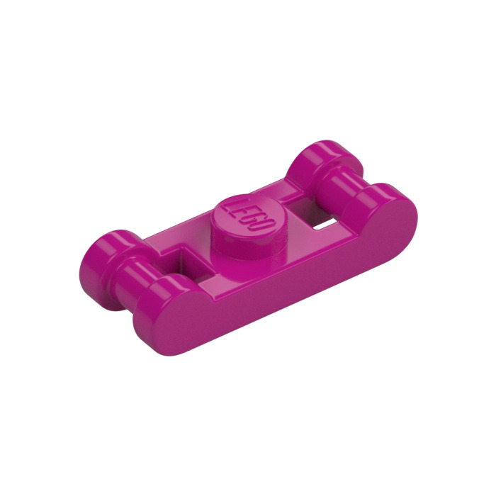 LEGO Magenta Plate 1 x 1 with Two Bar Handles (78257) | Brick Owl