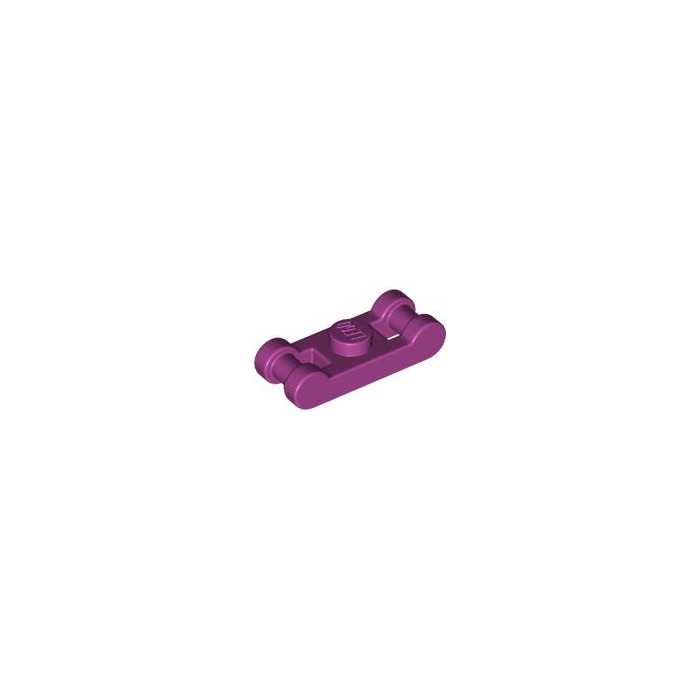 LEGO Magenta Plate 1 x 1 with Two Bar Handles (78257) | Brick Owl