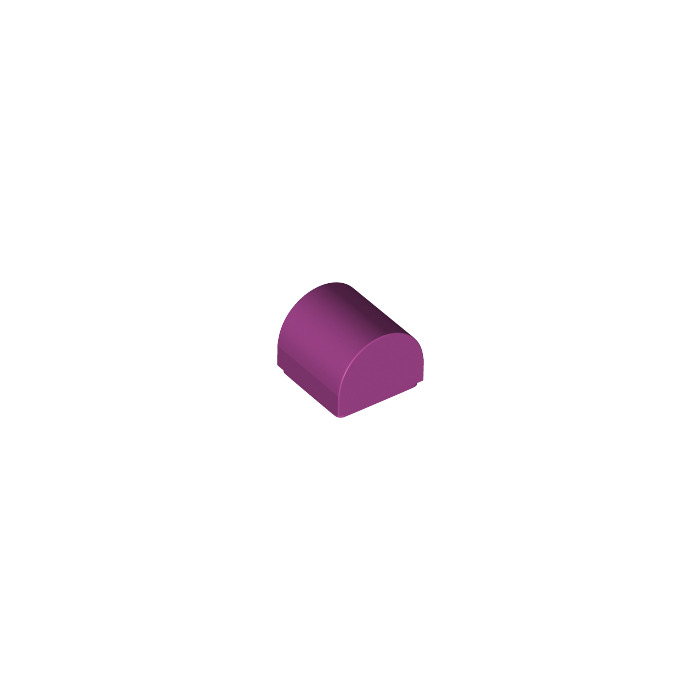 LEGO Magenta Slope 1 x 1 Curved Double (49307) | Brick Owl