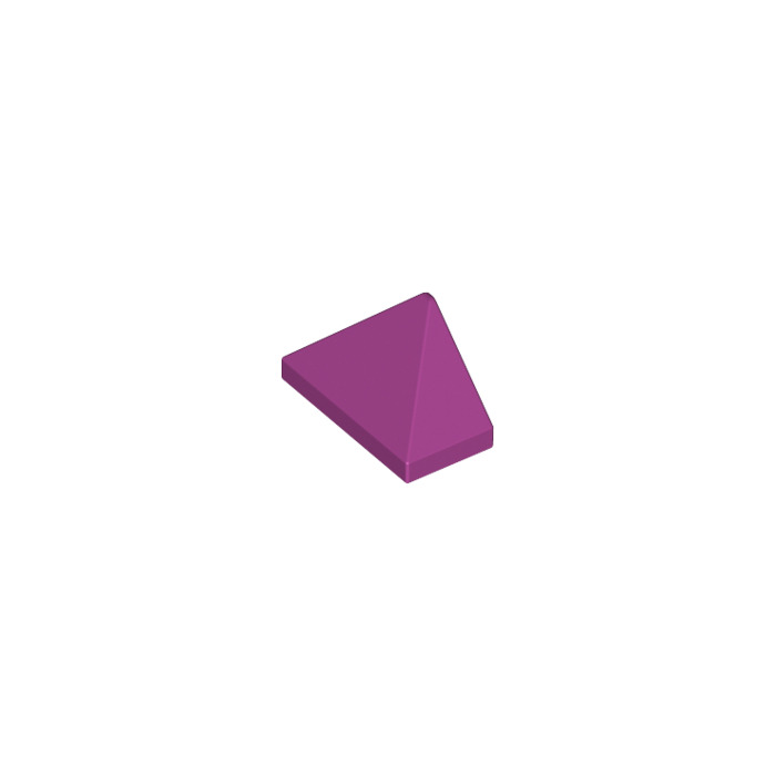 LEGO Magenta Slope 1 x 2 (45°) Triple with Inside Stud Holder (7799 / ...