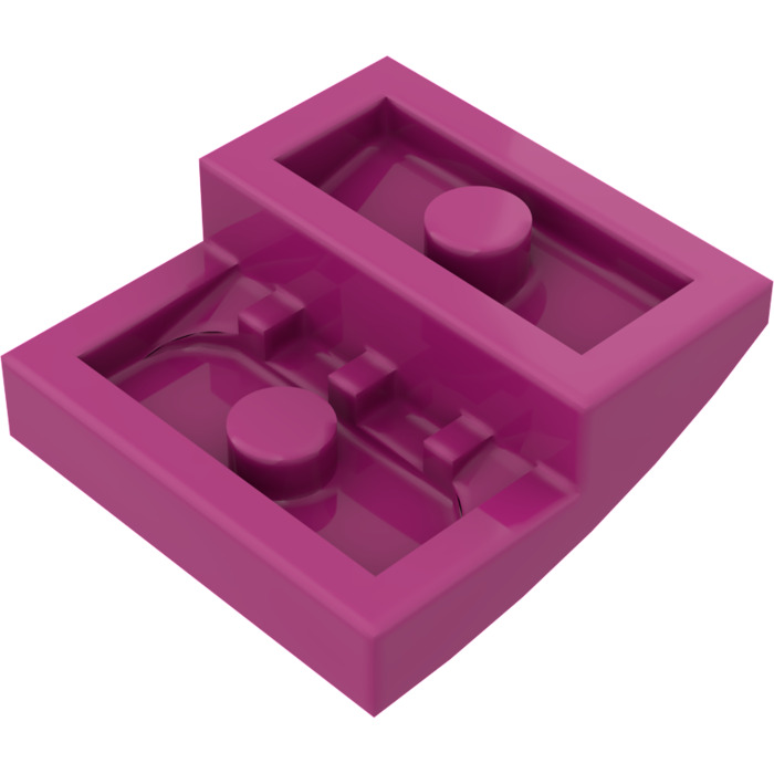 LEGO Magenta Slope 2 x 2 Curved (15068 / 118553) | Brick Owl