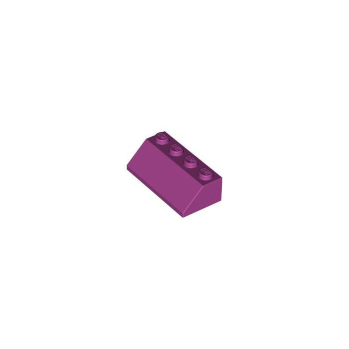 LEGO Magenta Slope 2 x 4 (45°) (3037) | Brick Owl