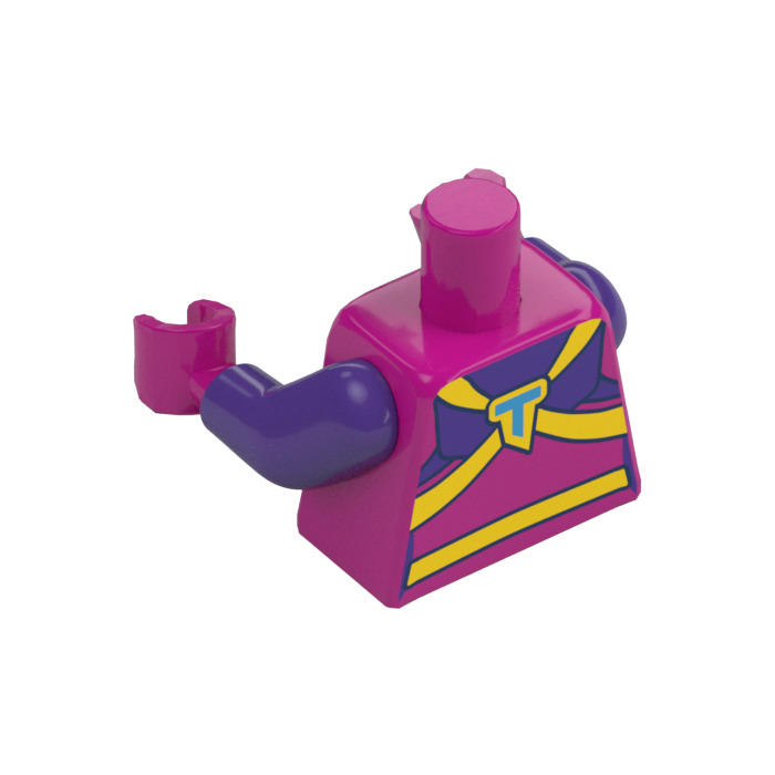 LEGO Magenta Trapster Minifig Torso (973 / 76382) | Brick Owl - LEGO ...