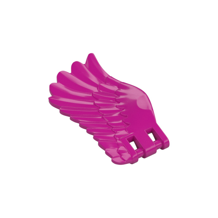 LEGO Magenta Wing with Feathers (Left) (20313) | Brick Owl - LEGO ...
