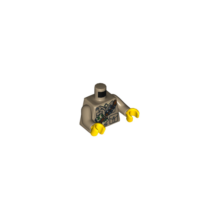 LEGO Major Quinton Steele Torso (973 / 76382) | Brick Owl - LEGO ...