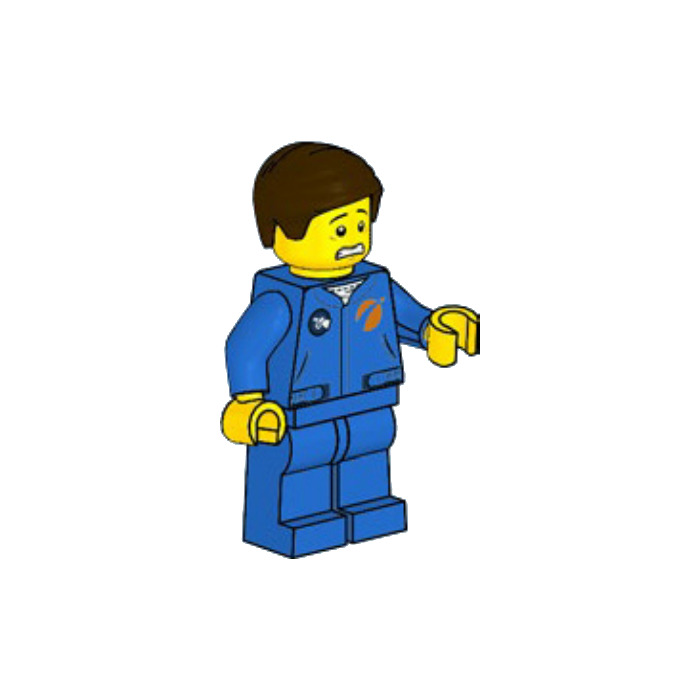 LEGO Male Astronaut in Blue Flight Suit Minifigure | Brick Owl - LEGO ...