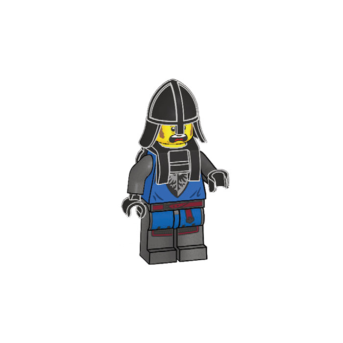 LEGO Male Black Falcon Knight with Black Neck Bracket Minifigure ...
