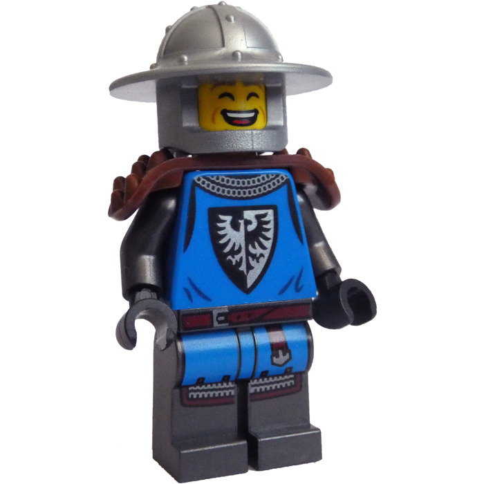 LEGO Male Black Falcon Knight with Reddish Brown Shoulder Armor ...