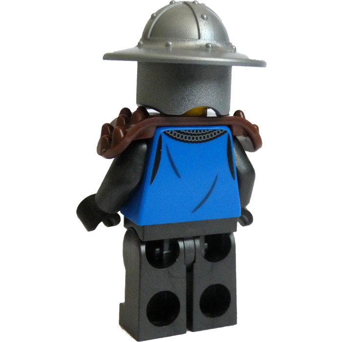 LEGO Male Black Falcon Knight with Reddish Brown Shoulder Armor ...
