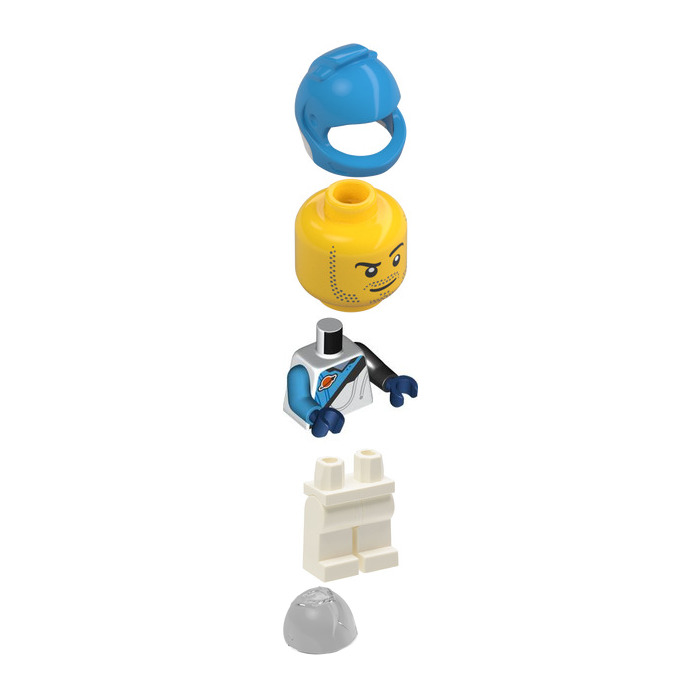 LEGO Male Blue Astronaut Minifigure | Brick Owl - LEGO Marketplace