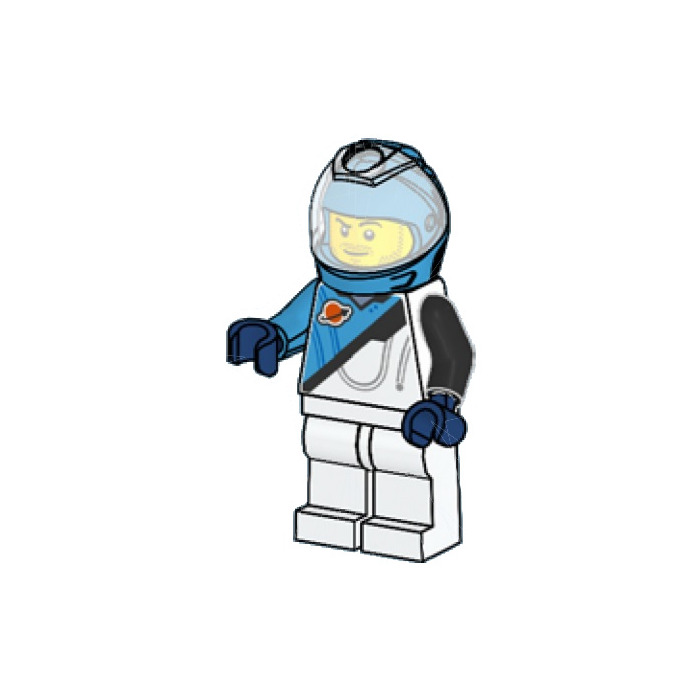 LEGO Male Blue Astronaut Minifigure | Brick Owl - LEGO Marketplace