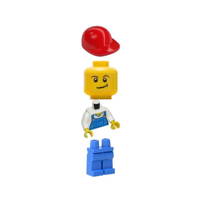 LEGO Male Desk Card Builder Minifigure | Brick Owl