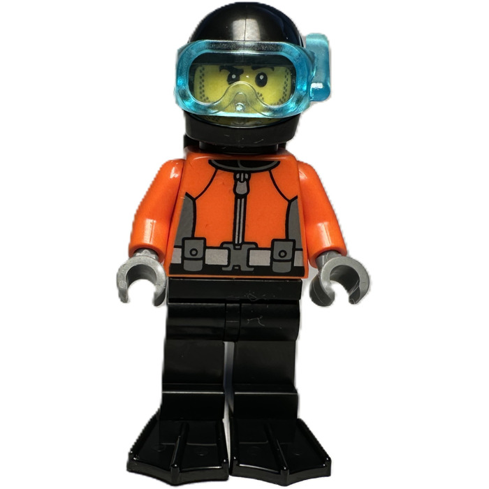 LEGO Male Diver Minifigure | Brick Owl - LEGO Marketplace