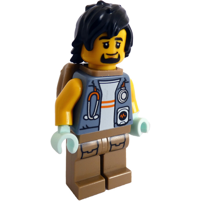 LEGO Male Explorer with Backpack Minifigure | Brick Owl - LEGO Marketplace