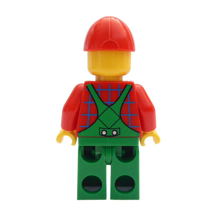 LEGO Male Farmer with Red Cap with Hole Minifigure | Brick Owl - LEGO ...