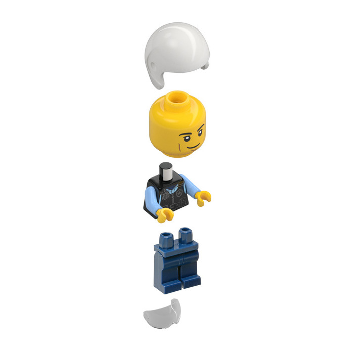 LEGO Male Police Helicopter Pilot Minifigure | Brick Owl - LEGO Marketplace