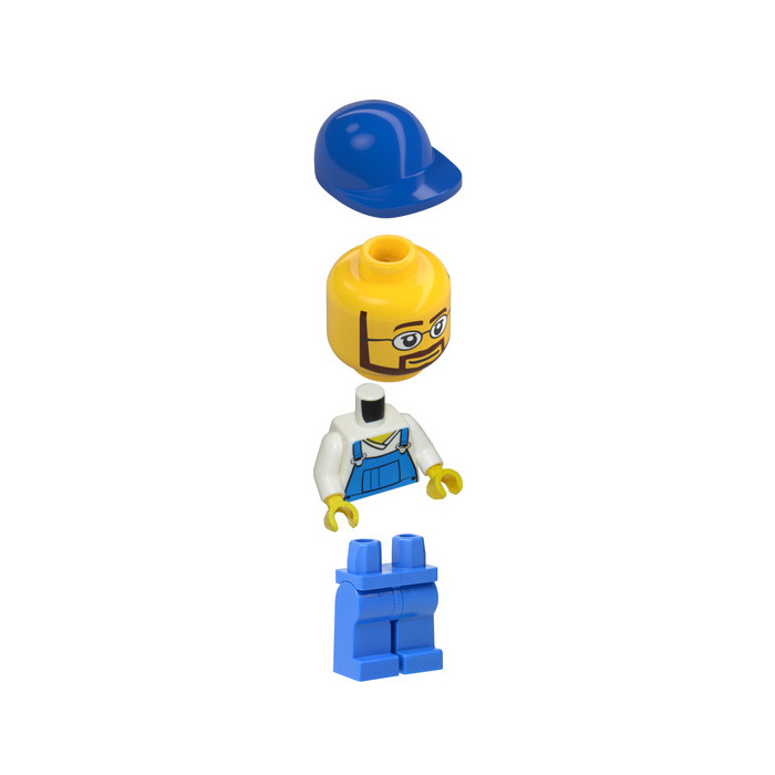 LEGO Male Utility Worker Minifigure | Brick Owl - LEGO Marketplace