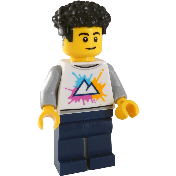 LEGO Male with Mountain Shirt Minifigure | Brick Owl - LEGO Marketplace