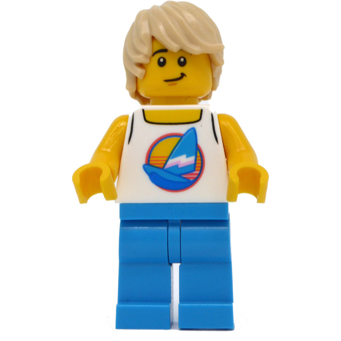 LEGO Male with Surfboard Top Minifigure | Brick Owl - LEGO Marketplace