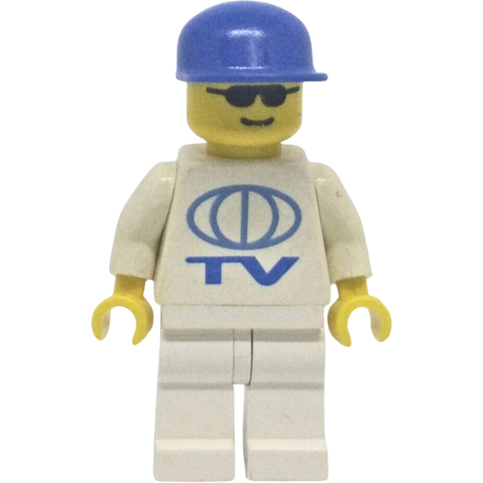 LEGO Male with TV logo torso Minifigure | Brick Owl - LEGO Marketplace