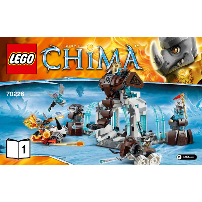 LEGO Mammoth's Frozen Stronghold 70226 Instructions Set | Brick Owl ...