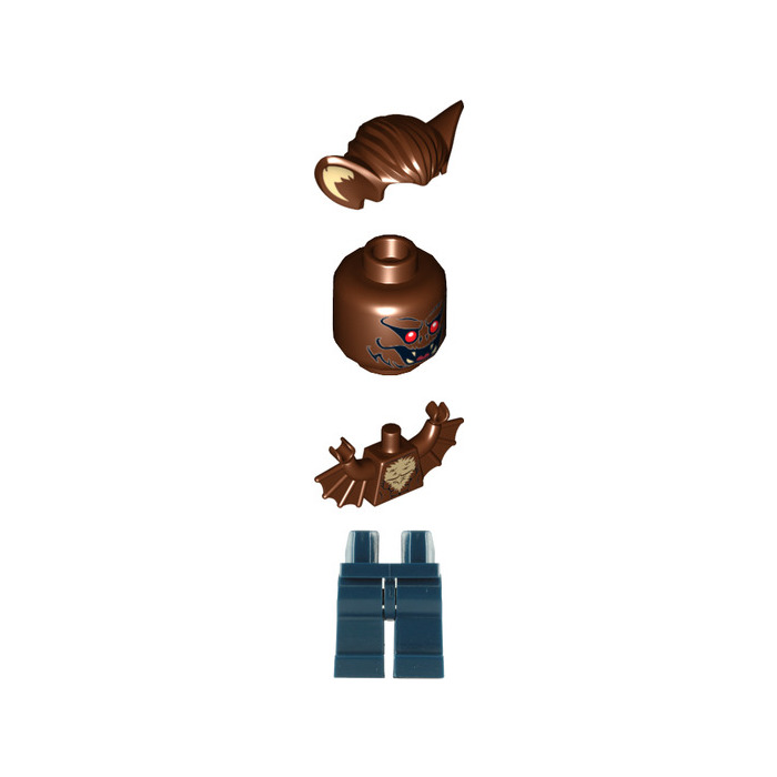 LEGO Man-Bat with Reddish Brown Fur Minifigure | Brick Owl - LEGO ...