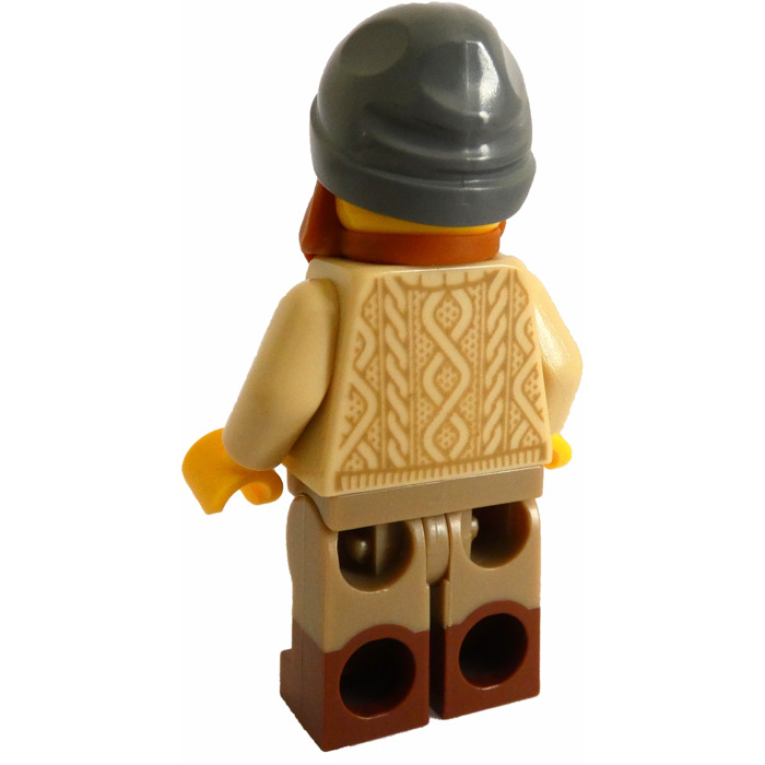 LEGO Man - Dark Orange Beard and Tan Sweater Minifigure | Brick Owl ...