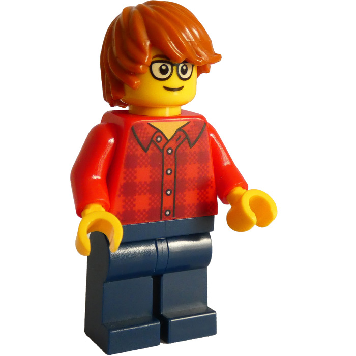 LEGO Man in Plaid Shirt Minifigure | Brick Owl