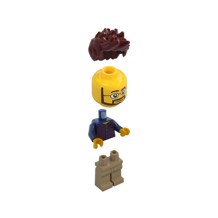 LEGO Man in Plaid Shirt Minifigure | Brick Owl - LEGO Marketplace