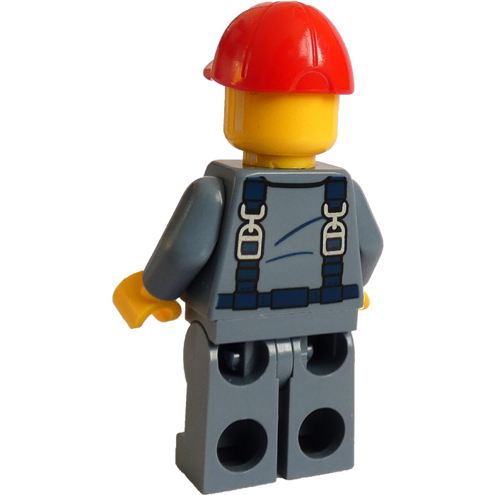 LEGO Man in Sand Blue Uniform Minifigure | Brick Owl