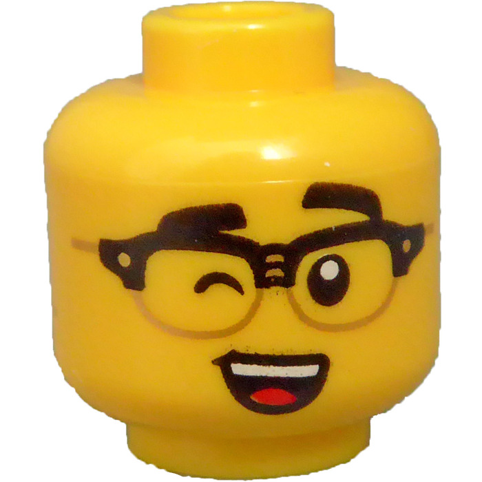 LEGO Man in Striped Top Minifigure Head (3274 / 105777) | Brick Owl ...