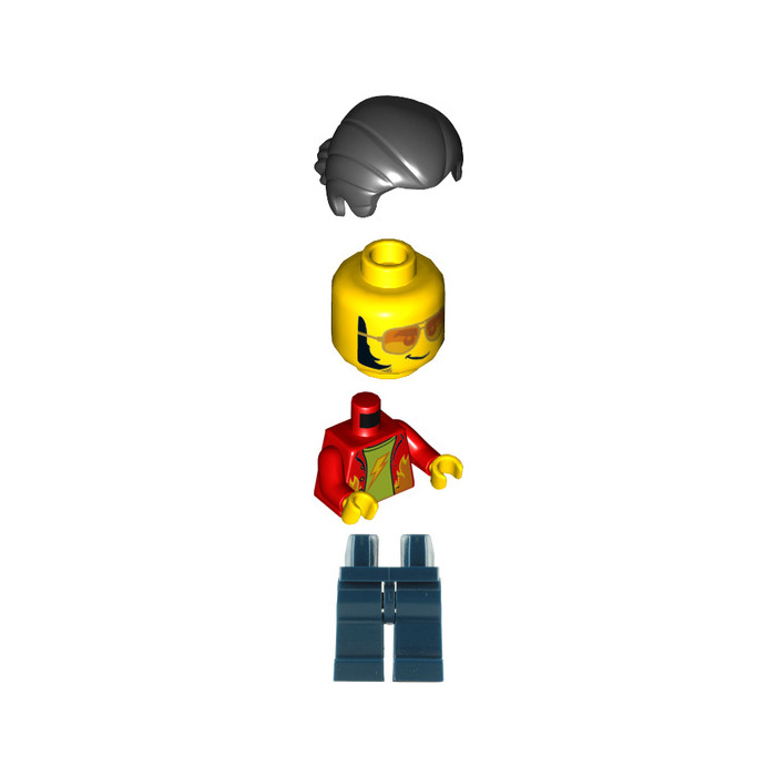 LEGO Man - Red Jacket Minifigure | Brick Owl - LEGO Marketplace