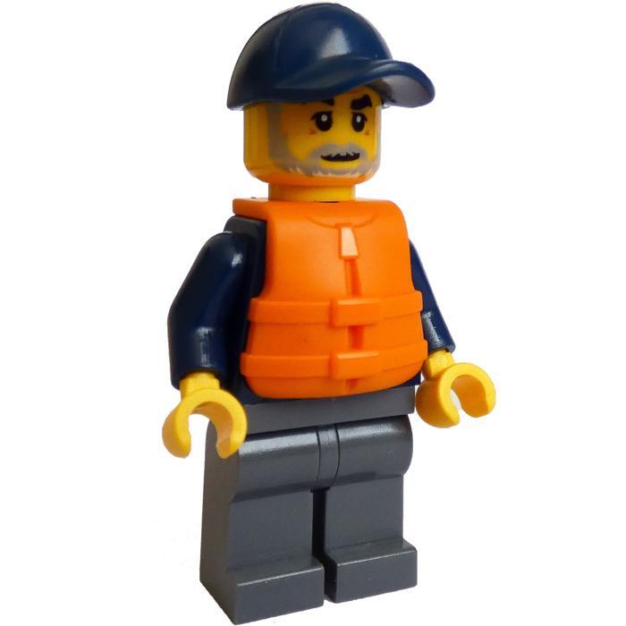 LEGO Man with Dark Blue Turtleneck Sweater Minifigure | Brick Owl ...