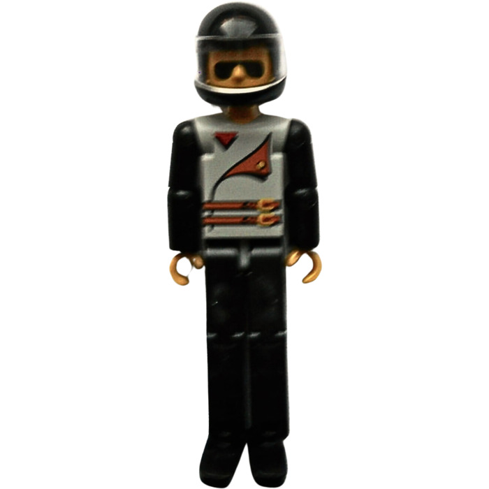 LEGO Man with Gray Top and Helmet Technic Figure | Brick Owl - LEGO ...