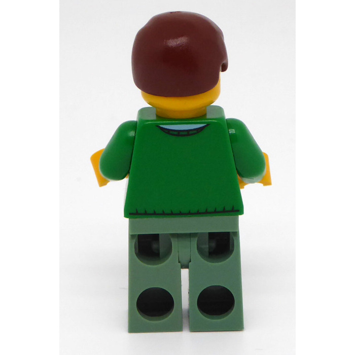 LEGO Man with Green V-Neck Sweater Minifigure | Brick Owl - LEGO ...