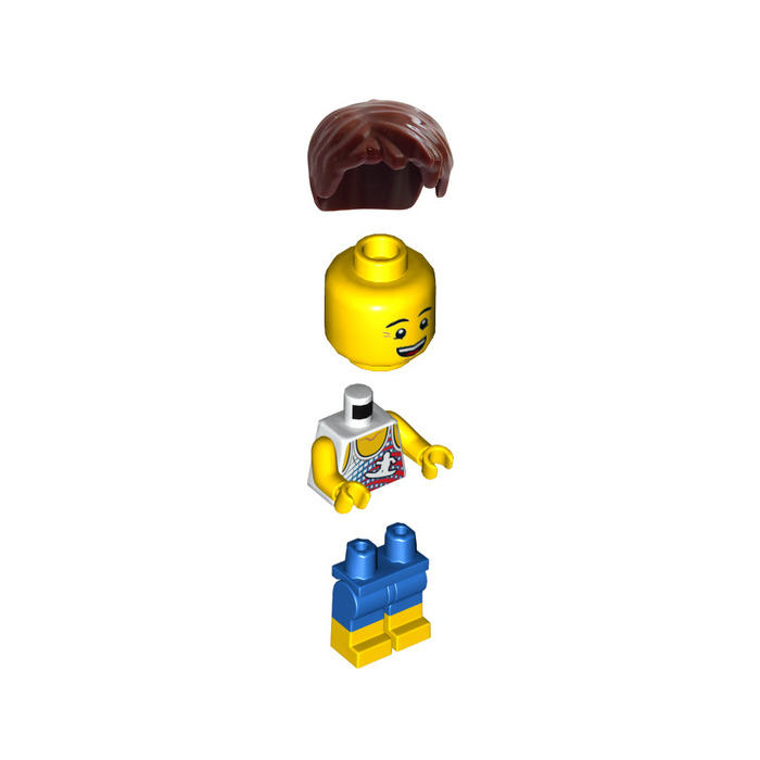 LEGO Man with Surfing Tanktop Minifigure | Brick Owl - LEGO Marketplace