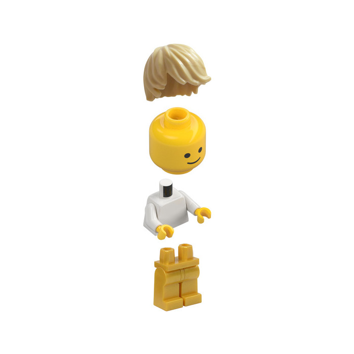 LEGO Man with White Shirt Minifigure | Brick Owl - LEGO Marketplace