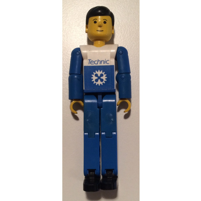 LEGO Man with White Top with Technic Logo Technic Figure | Brick Owl ...